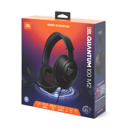 JBL Quantum 100M2 | Headset Gamer com Microfone
